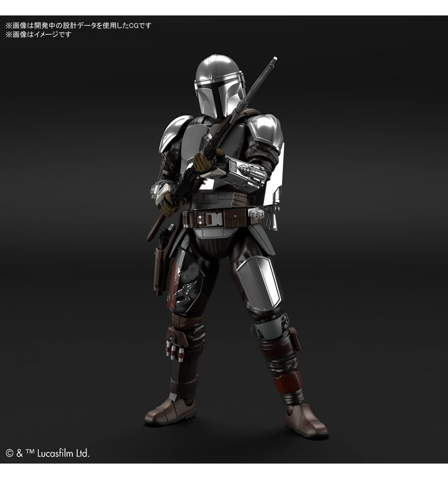Mandalorian Beskar Armor Silver Coating Version Bandai - Hangar 019
