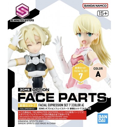 Face Parts Types 7 Color A 30MS Bandai - Hangar 019